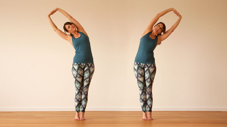 Moon Salutation sequence - YogaEasy